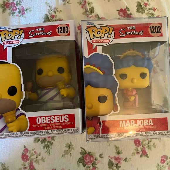 Funko | Toys | Obesus Homer Simpson And Marjora Marge Simpson Funko ...